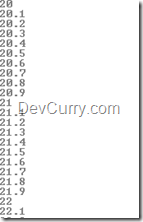 Generate Sequence of Float Numbers within a Range using LINQ